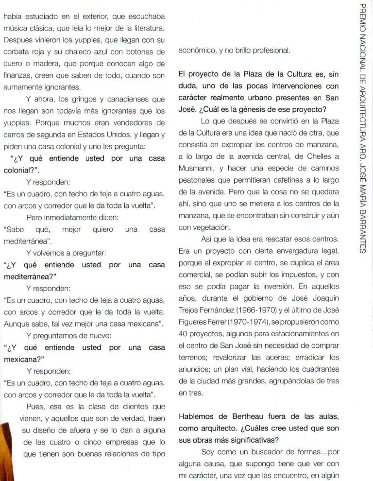 Un "obelisco fi" para Jorge Bertheau, Premio Nacional de Arquitectura ...