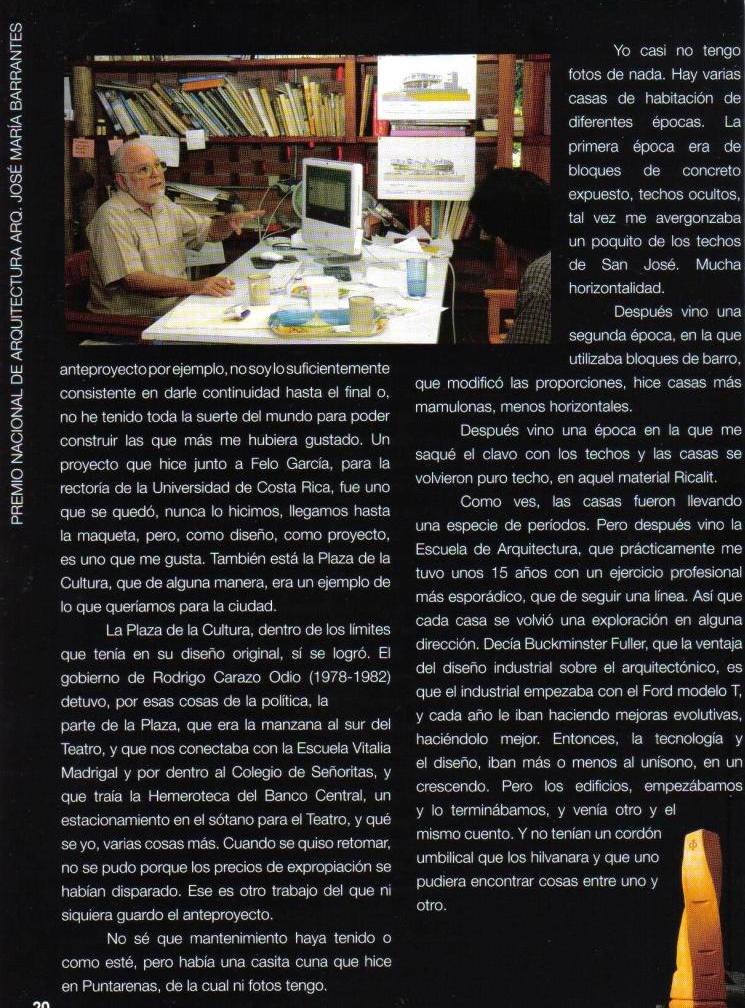 Un "obelisco fi" para Jorge Bertheau, Premio Nacional de Arquitectura ...