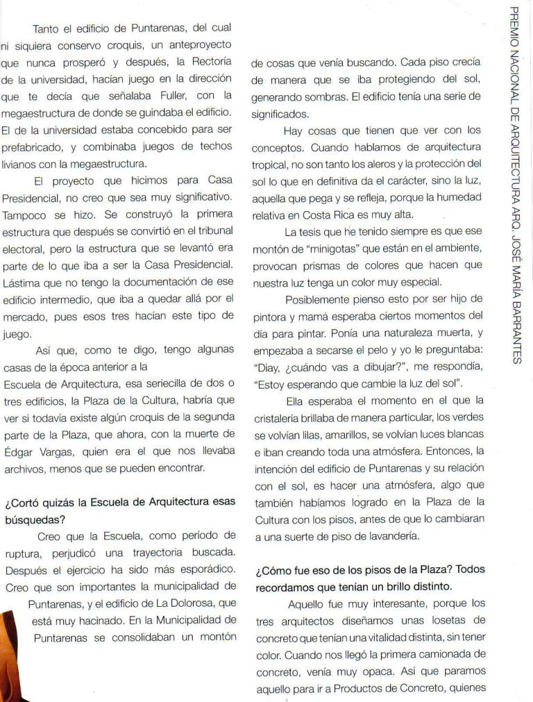 Un "obelisco fi" para Jorge Bertheau, Premio Nacional de Arquitectura ...