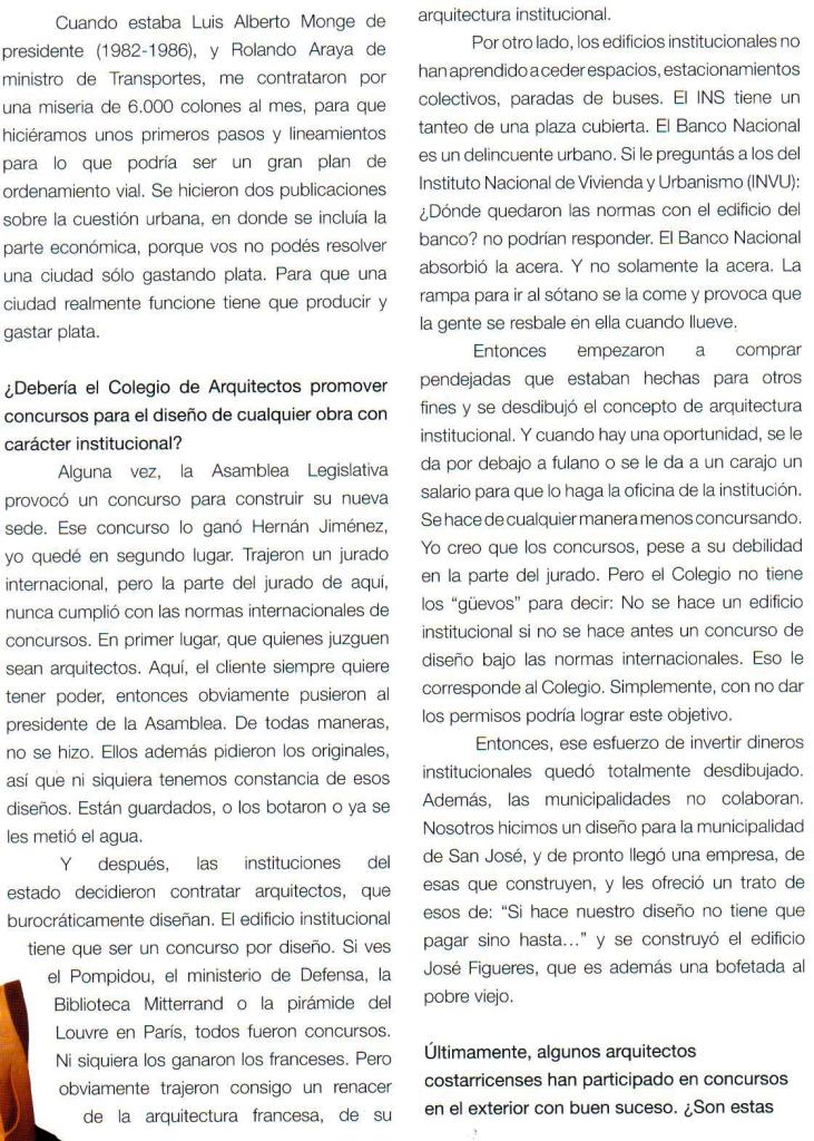 Un "obelisco fi" para Jorge Bertheau, Premio Nacional de Arquitectura ...